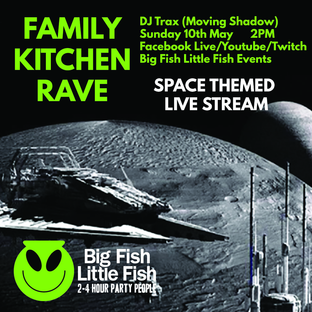 LIVE STREAM Big Fish Little Fish Kitchen Family Rave - Space Themed ...